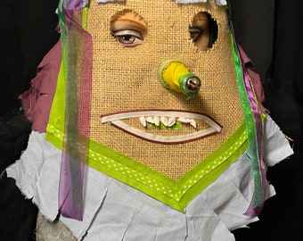 Cajun Mardi Gras Mask Masquerade Carnival Costume Chicken Chase Outfit ...