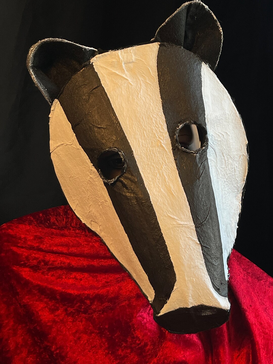Cute Badger Mask - Animal Masquerade Mask - Fantasy, Role Play, Cosplay ...