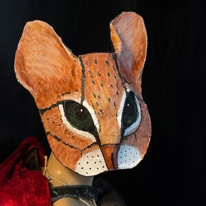 Ocelot Mask Adult Halloween Costume Masquerade Ball Mask Movie Photo ...