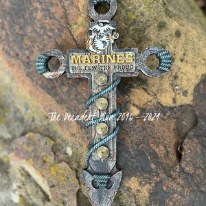 Marines, Marine Corps, USMC, Cross, Veteran, Military, Wall Cross ...
