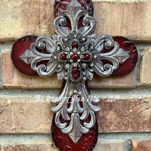 Wall Cross, Metal Cross, Wood Cross, Silver Cross, Cross, Crucifix Wall ...