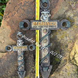 Marines, Marine Corps, USMC, Cross, Veteran, Military, Wall Cross ...