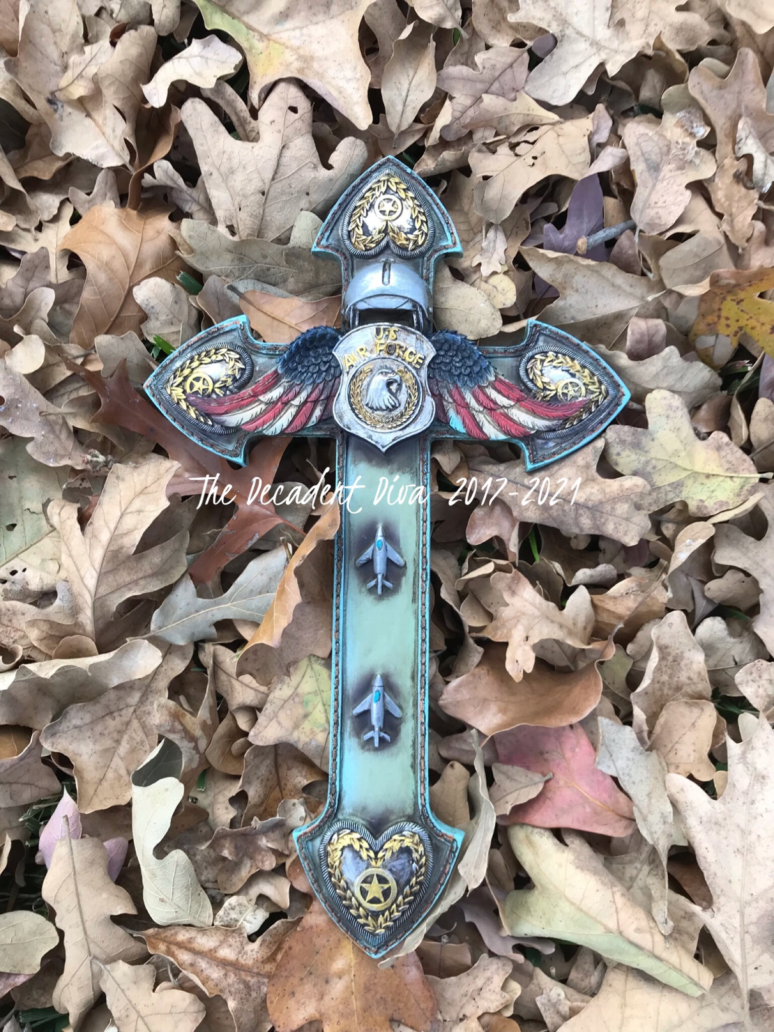 Cross Air Force USAF United States Veteran Patriotic - Etsy