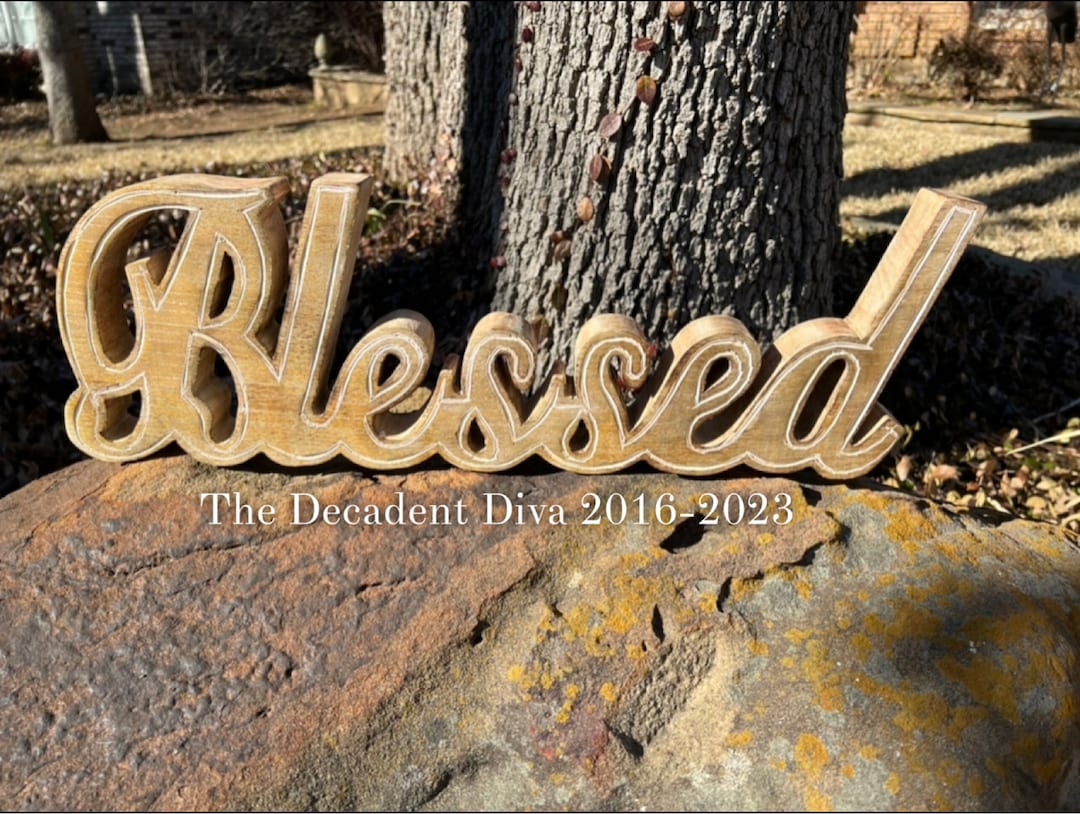 Blessed, Wood Sign, Table Top, Desk, Accessory, Home Decor, Wood Home ...