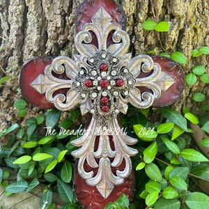 Wall Cross, Metal Cross, Wood Cross, Silver Cross, Cross, Crucifix Wall ...