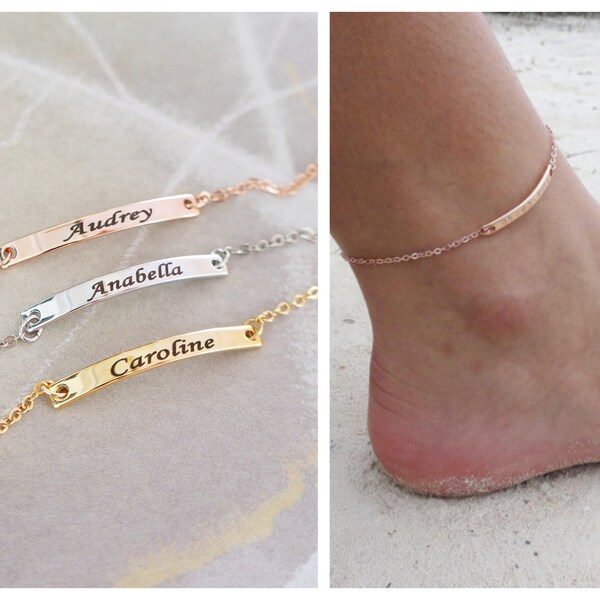 Best Friend Anklet - Etsy