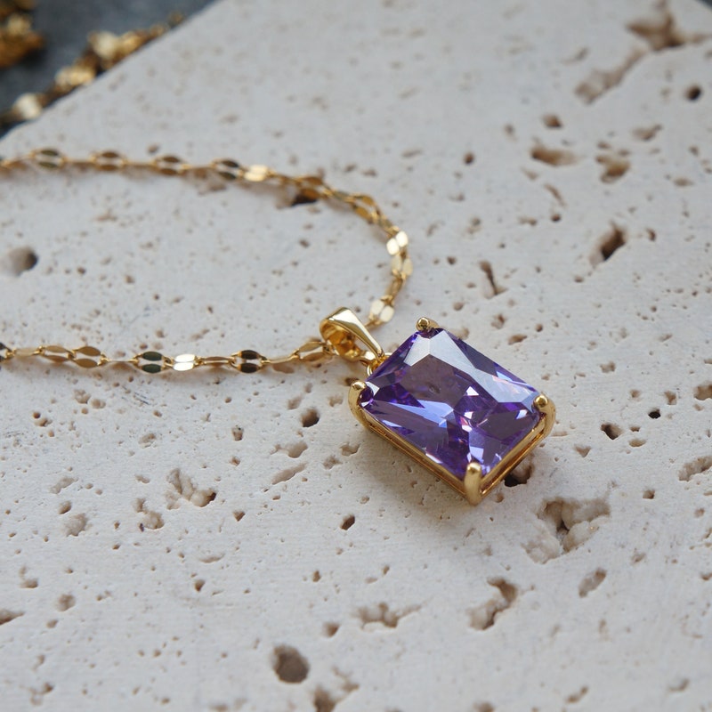 Purple Gold Jewelry - Etsy