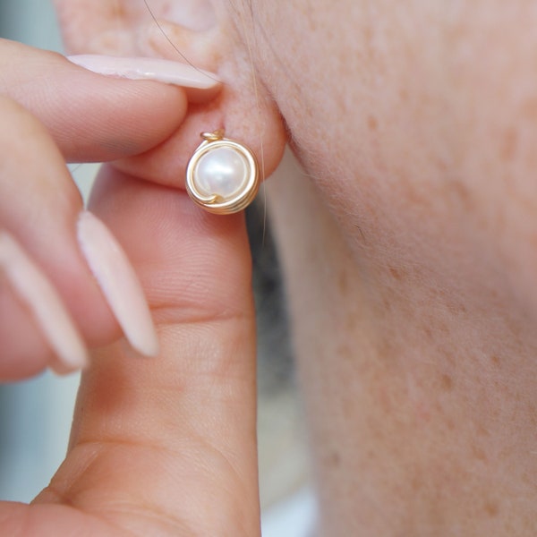 Wire Wrapped Pearl - Etsy