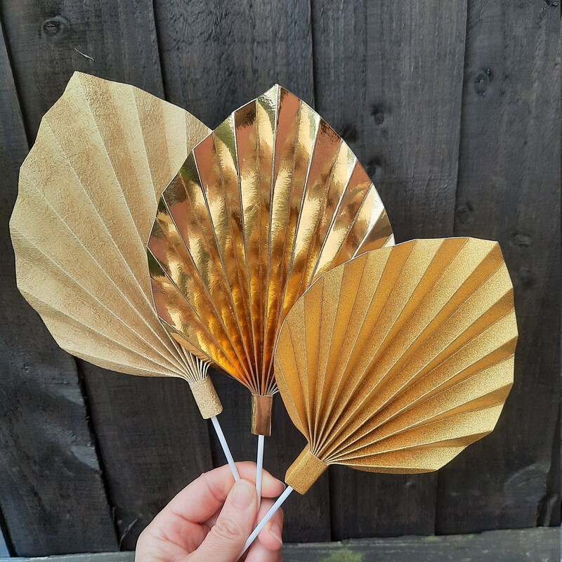 Palm Leaf Fans - Etsy