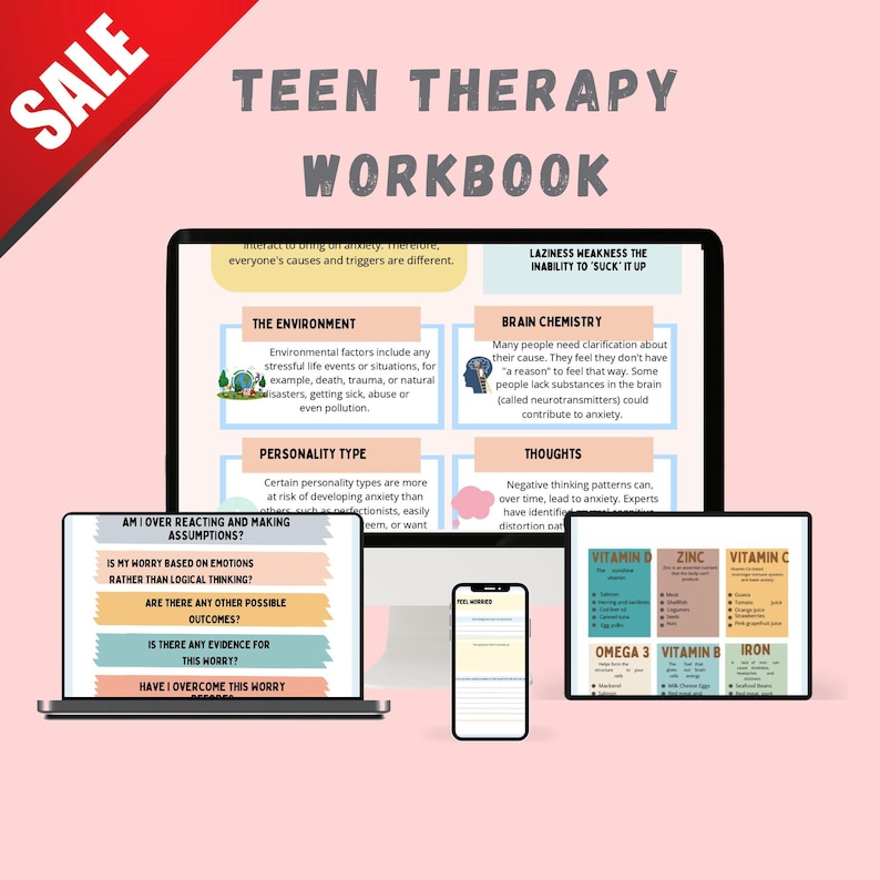 Teen Mental Health Workbook: Social-emotional Learning, Anxiety, Coping ...