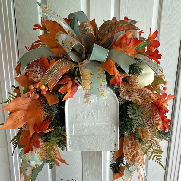 Fall Mailbox Swag - Etsy