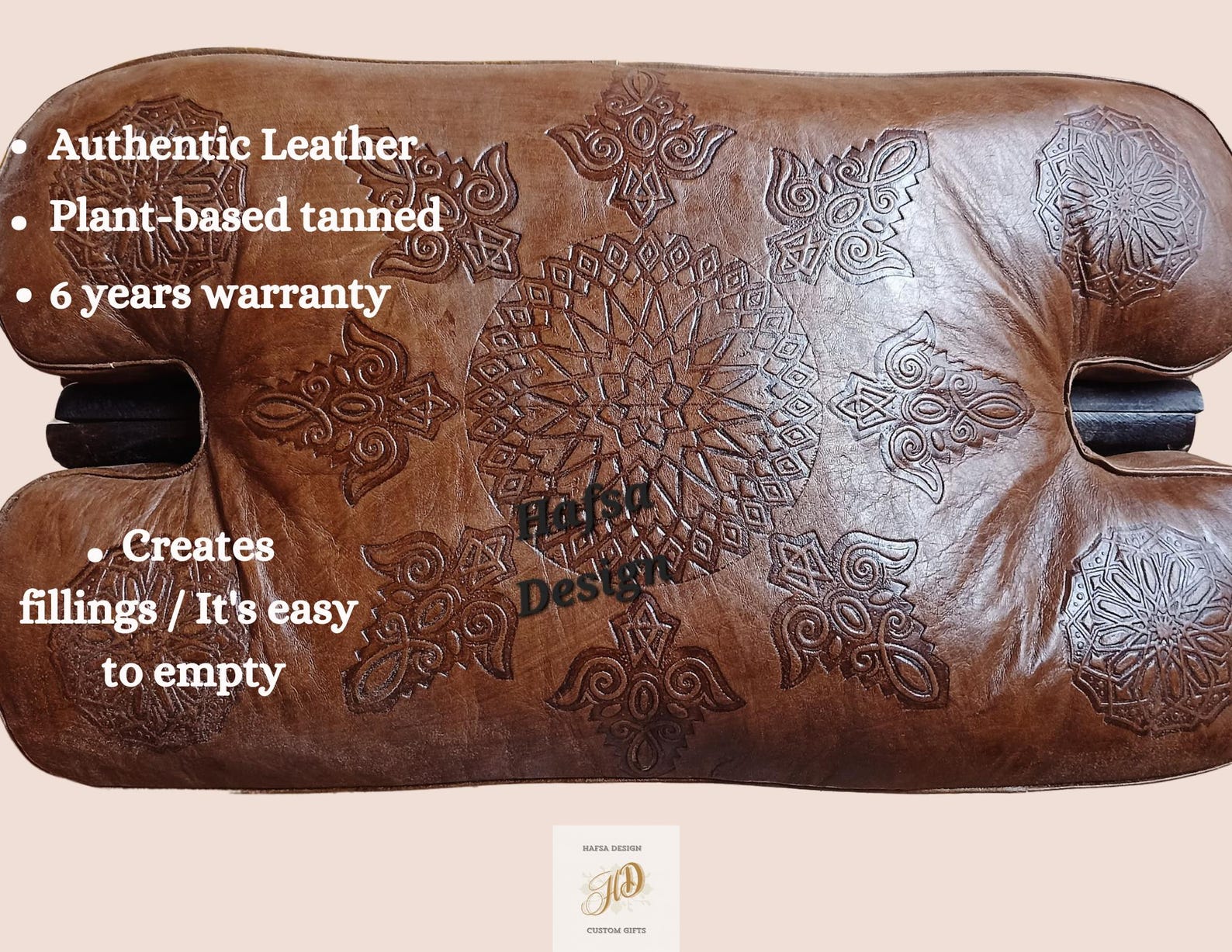 Camel Saddle Foot Stool, Ottoman Bench Seat, Wooden Footrest With ...