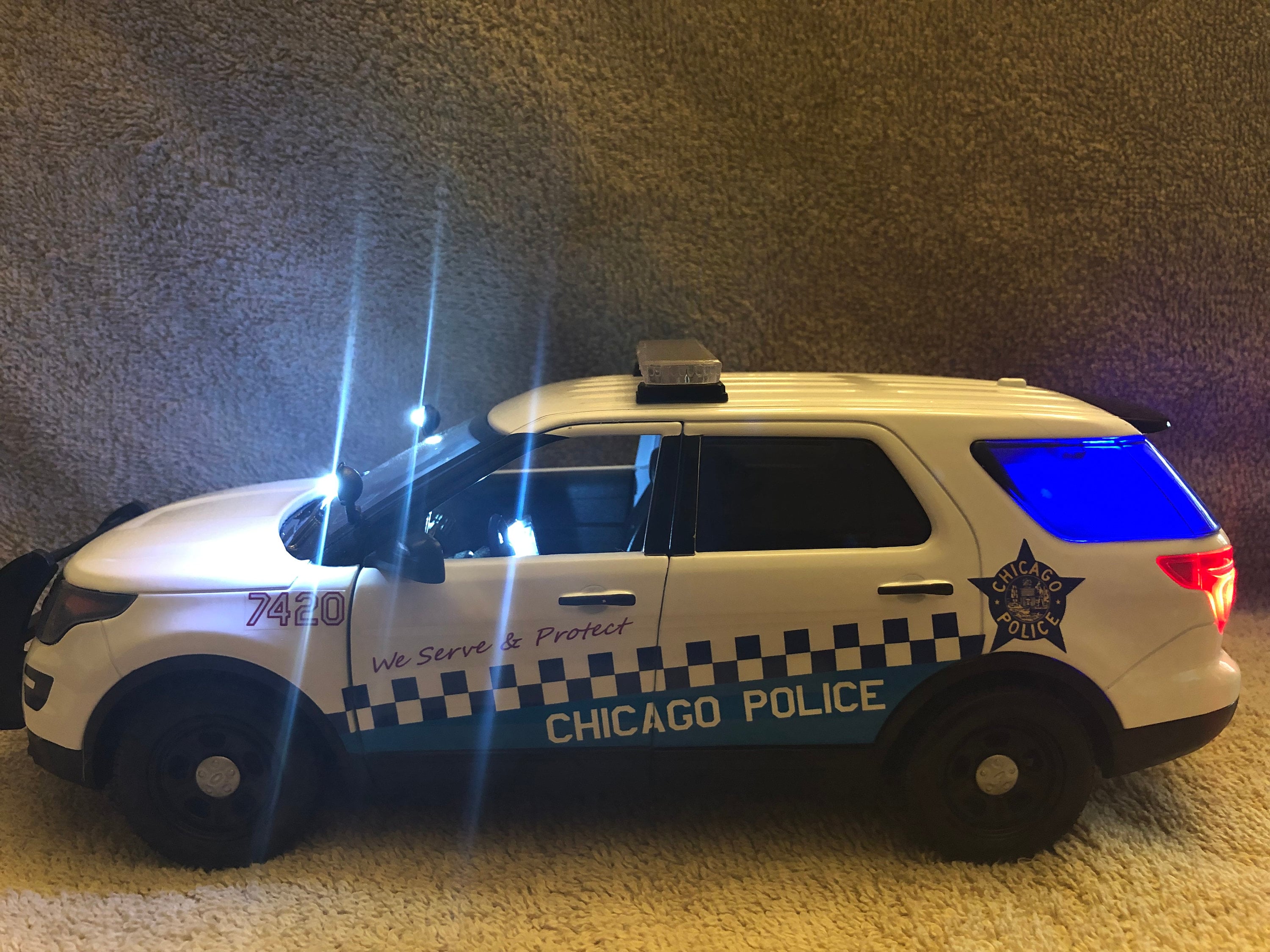 118 scale Humble Texas PD Ghost Graphics to fit Ford Explorer Kits ...