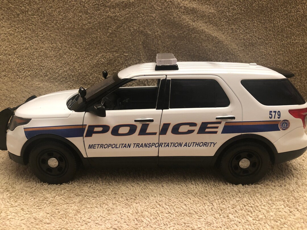 1/18 Scale NY MTA Police Die-cast Ford Explorer Model Replica With ...