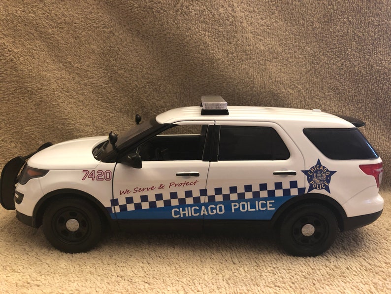 1/18 Scale Chicago Illinois Police Die-cast Ford Explorer Model Replica ...