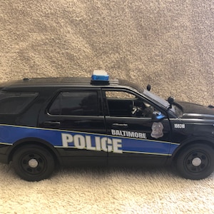 1/18 Scale Baltimore Maryland Police Die-cast Ford Explorer Model ...