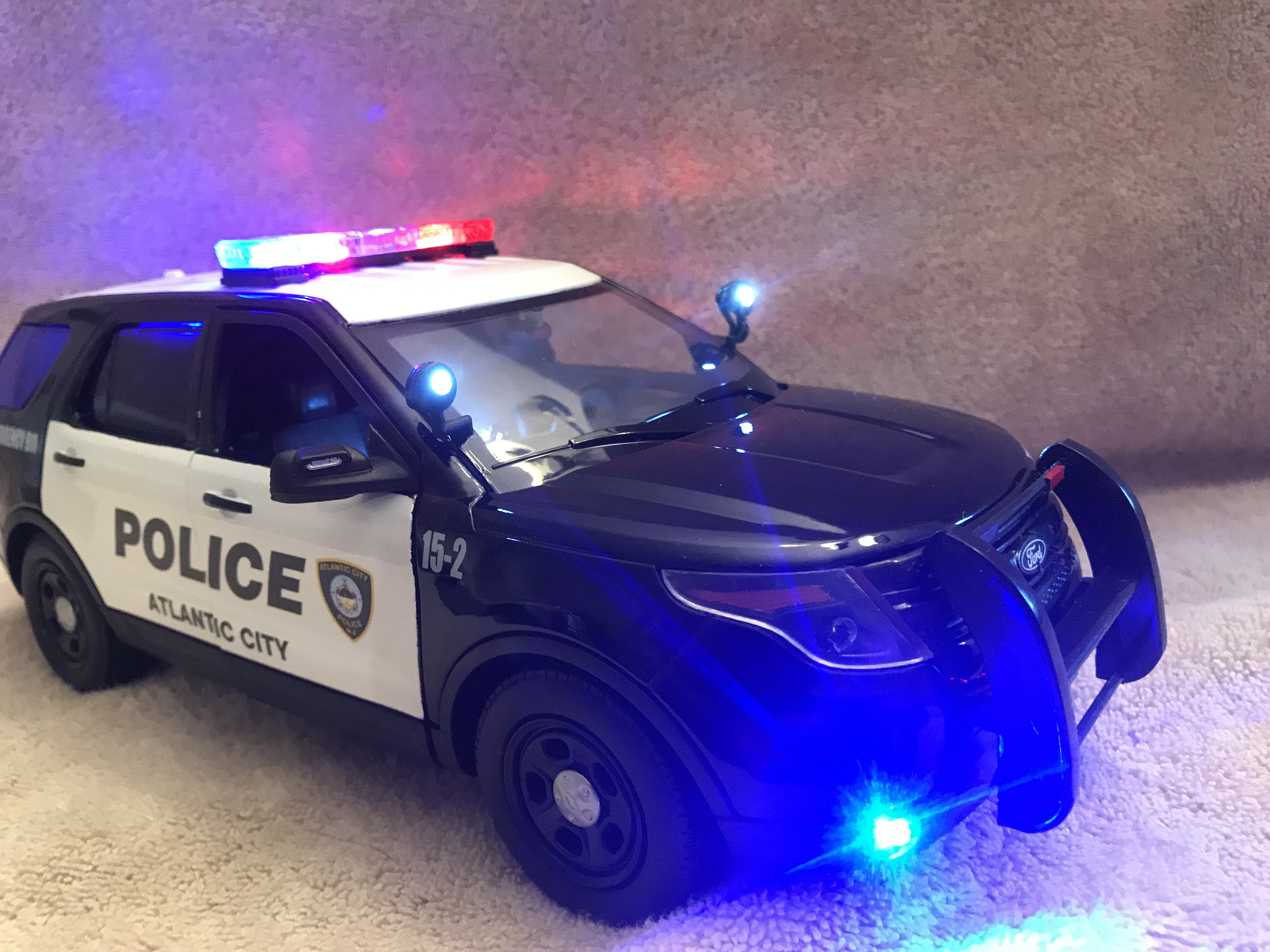 1/18 scale Atlantic City New Jersey Police Dept die-cast Ford | Etsy