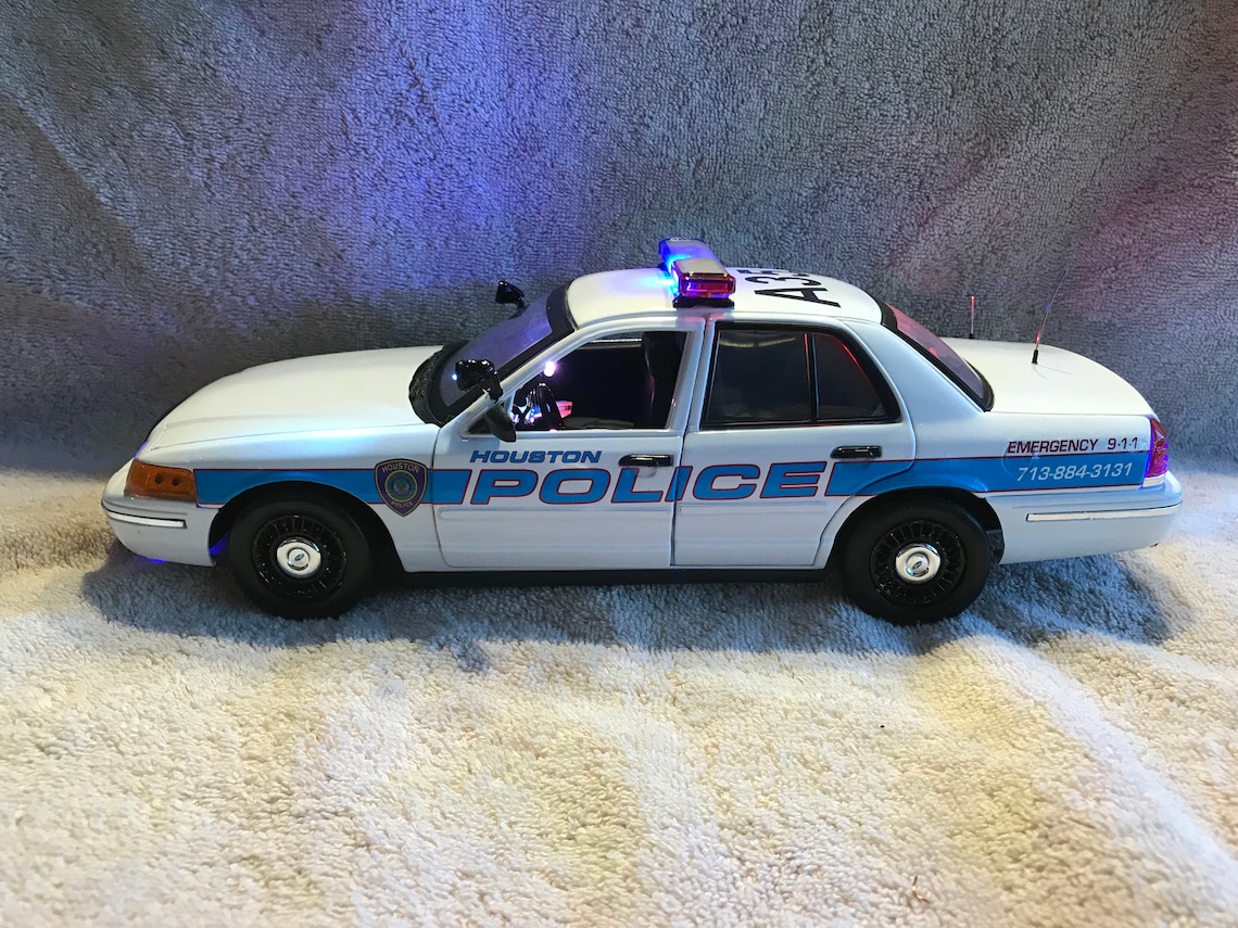 1/18 Scale Houston Texas Die Cast Model Police Car Replica - Etsy