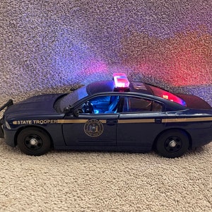 1/24 Scale New York State Police Dept Die Cast Model Car Dodge Charger ...
