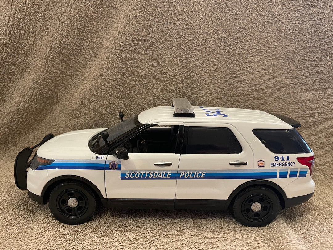 1/18 Scale Scottsdale Arizona Police Die-cast Ford Explorer Model ...