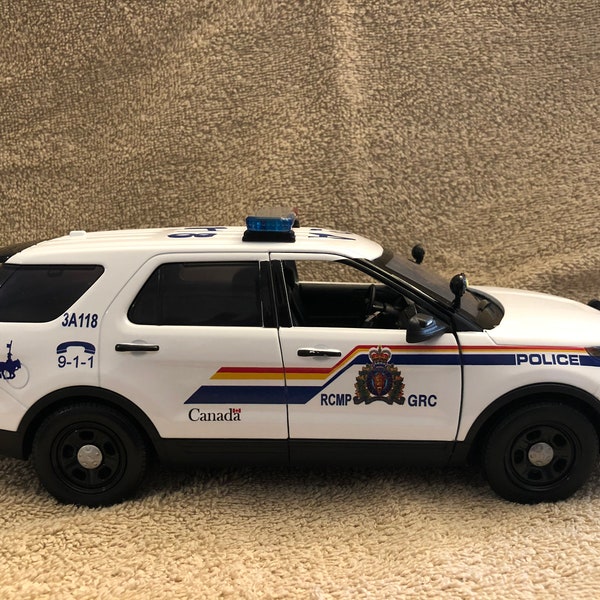 Diecast Police Cars With Working Lights and Sirens - Etsy
