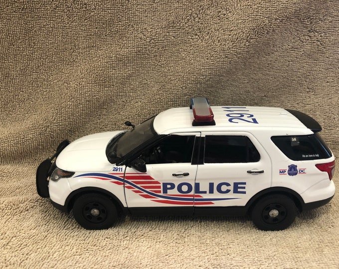 1/18 Scale Houston Texas Die Cast Model Police Car Replica With Working ...