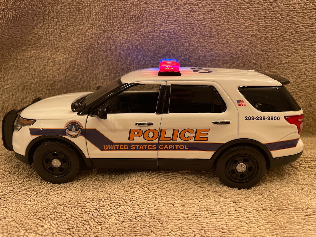 1/24 Scale US Capitol Police Dept Die Cast Model Car Ford Explorer With ...