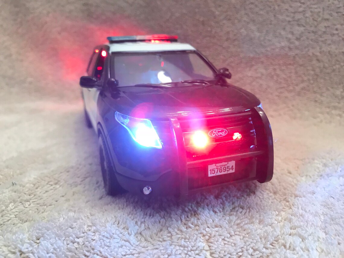 1/24 Scale Blank Black and White Police Die Cast Model Car - Etsy