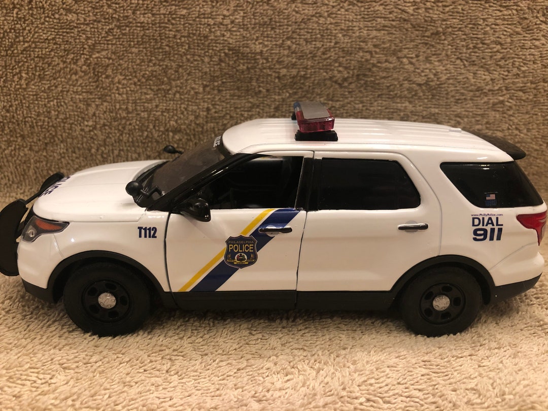 1/24 Scale Philadelphia PA Police Dept Die Cast Model Car Ford Explorer ...