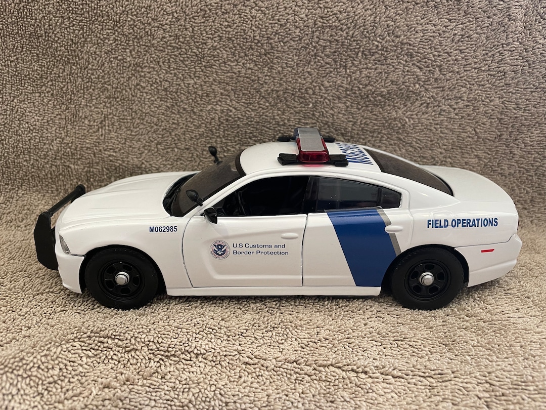 1/24 Scale US Customs Field Operations Die Cast Model Dodge Charger ...