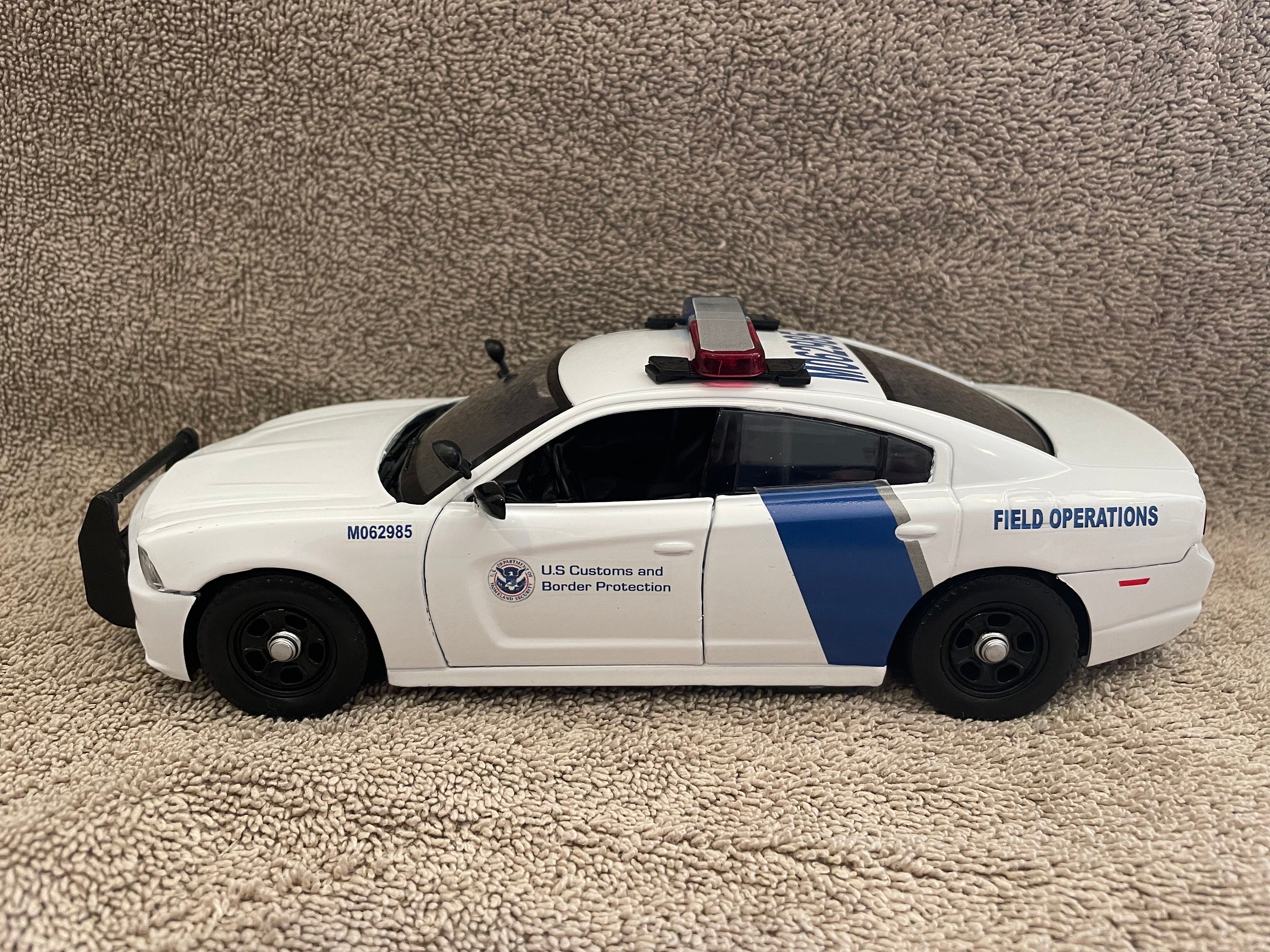 1/24 Scale US Customs Field Operations Die Cast Model Dodge Charger ...