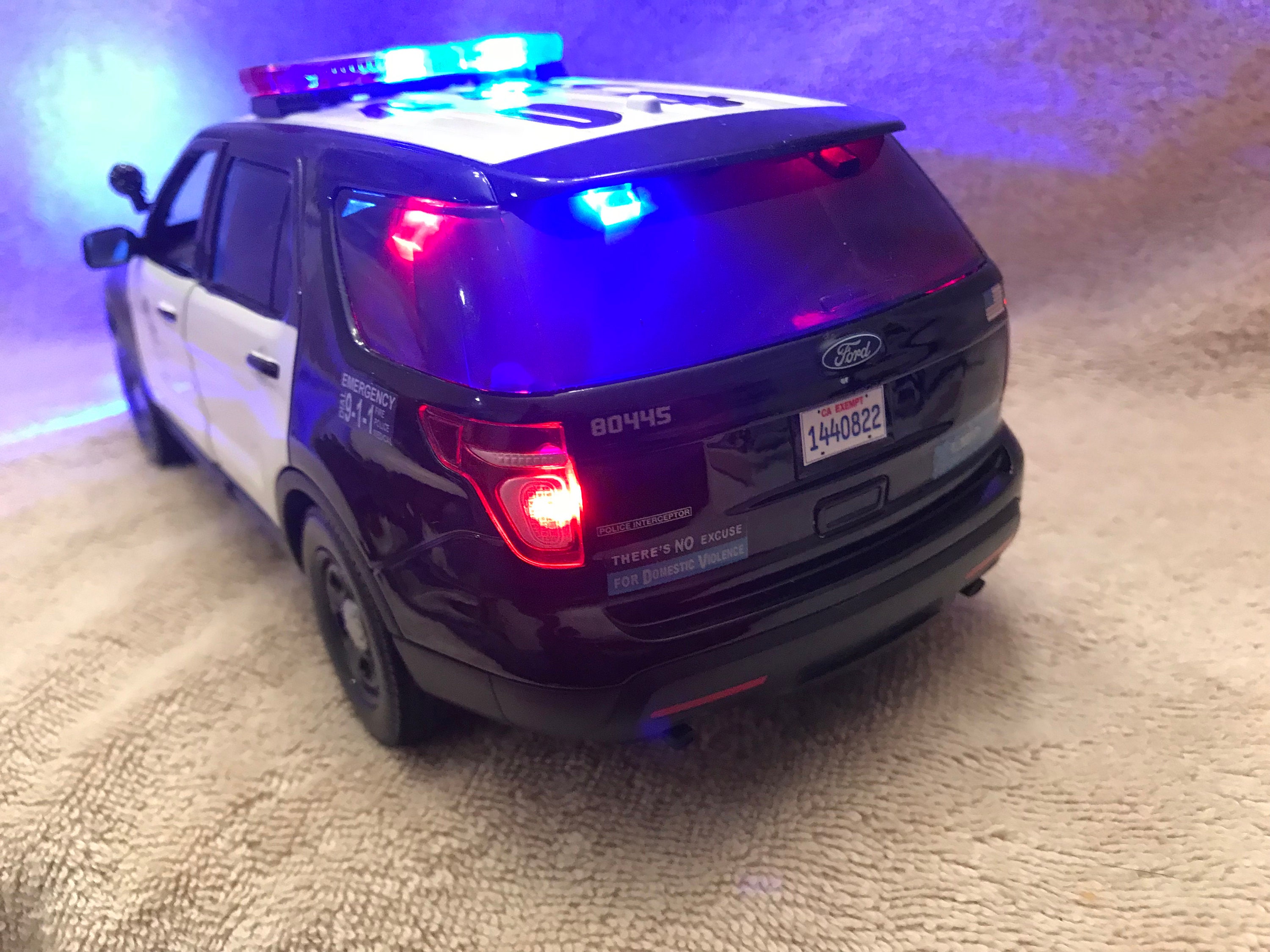 1/18 Scale LAPD Police Dept Die-cast Ford Explorer Model | Etsy