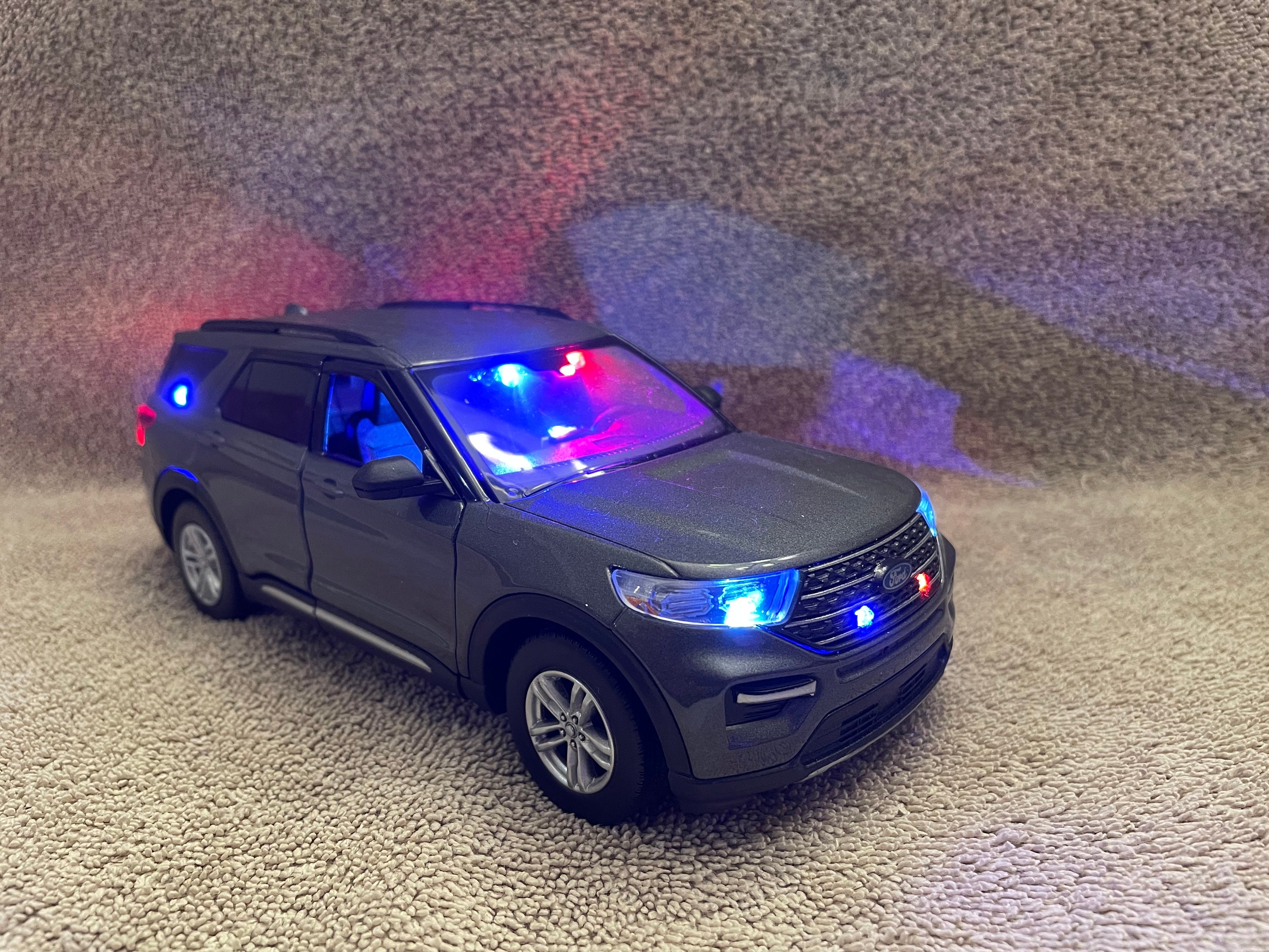 1/24 Dark Gray Unmarked 2022 Ford Police Explorer Diecast - Etsy UK