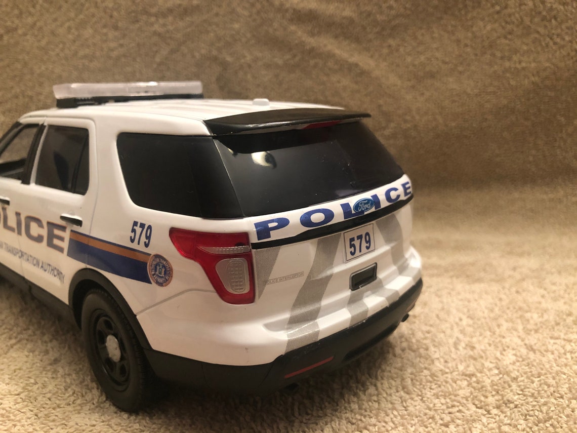 1/18 scale NY MTA Police die-cast Ford Explorer model | Etsy
