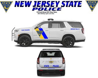 1/18 Scale State Police Diecast Ford Explorer Model Car With Working ...