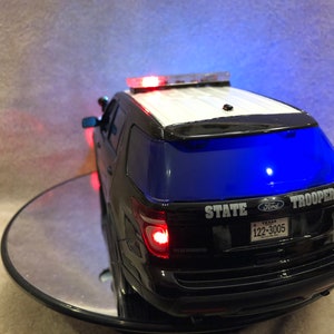 1/18 Scale Texas State Trooper Police Die-cast Ford Explorer Model ...