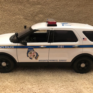 1/18 Scale Baltimore County MD Police Die-cast Ford Explorer Model ...
