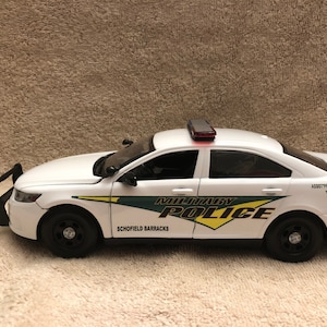 1/24 Scale Military Police Ford Interceptor Diecast Model With Working ...