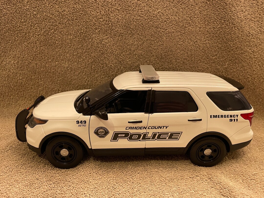 1/18 Scale Camden County New Jersey Police Dept Ford Explorer Model Car ...