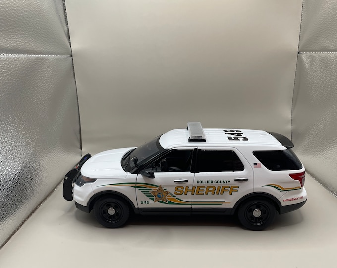 1/18 Scale Collier County FL Sheriffs Department Die-cast Ford Explorer ...