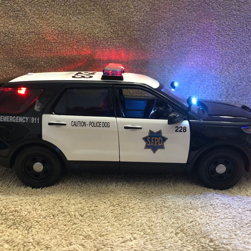1/18 Police Cars With Lights - Etsy UK