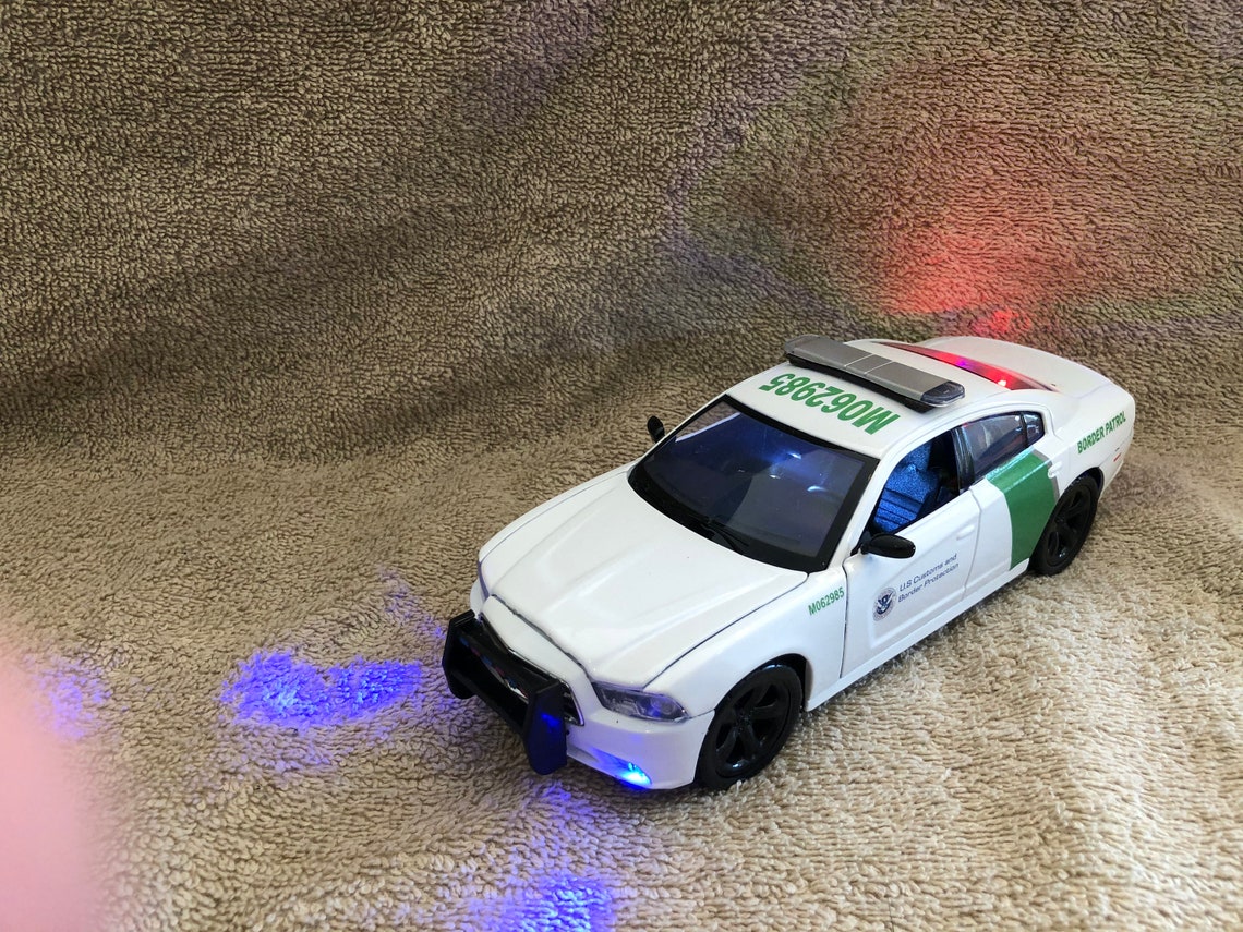 1/24 Scale US Border Patrol Diecast Model Dodge Charger With - Etsy
