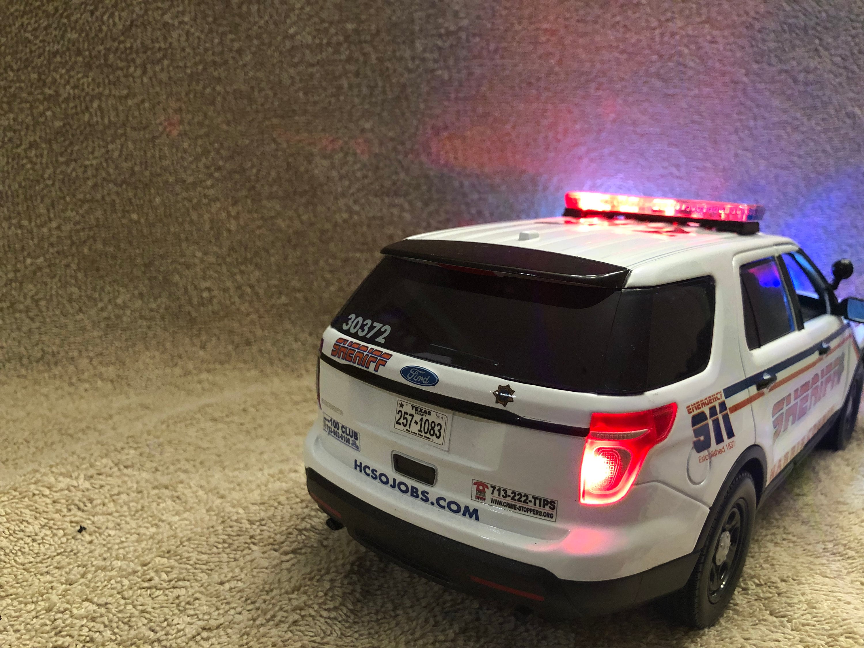118 scale Humble Texas PD Ghost Graphics to fit Ford Explorer Kits ...