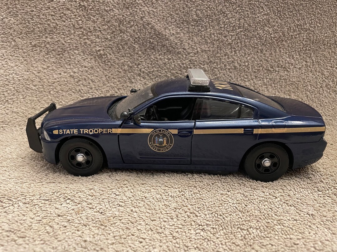 1/24 Scale New York State Police Dept Die Cast Model Car Dodge Charger ...