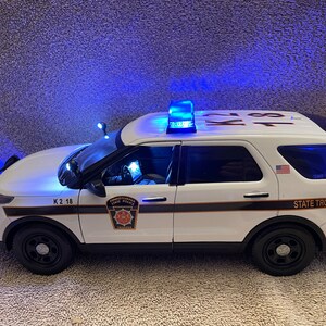 1/18 Scale State Police Diecast Ford Explorer Model Car With Working ...