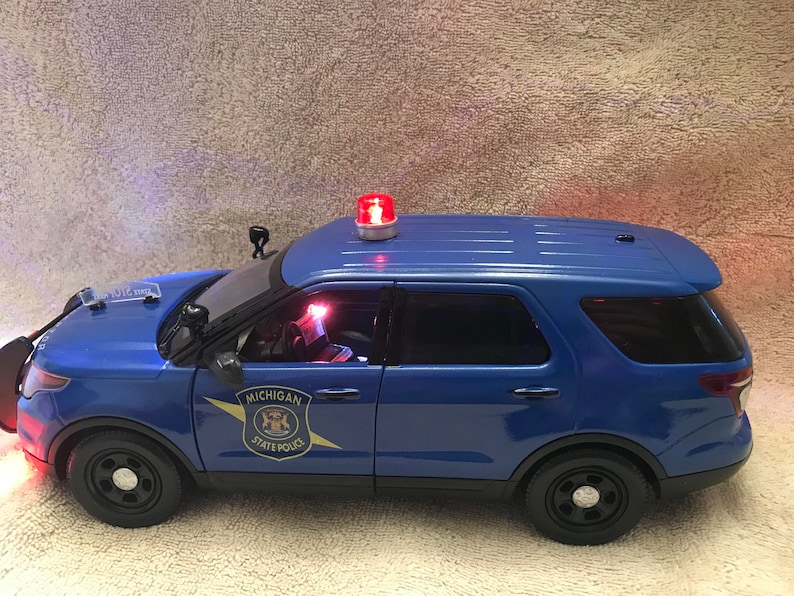 1/18 scale die-cast michigan state police ford explorer | Etsy