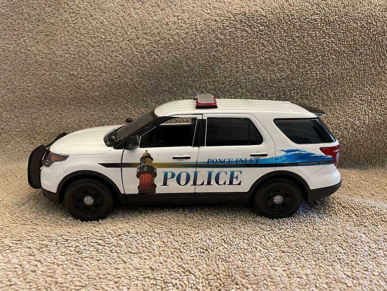 1/24 Scale Ponce Inlet Florida Police Die Cast Model Car Ford Explorer ...