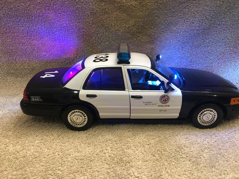 1/18 Scale LAPD Police Department Model Police Car Replica - Etsy
