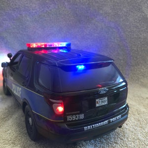 1/18 Scale Baltimore Maryland Police Die-cast Ford Explorer Model ...