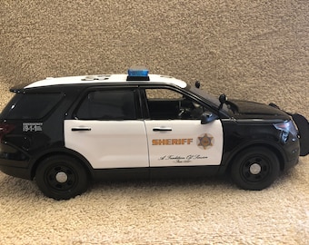 1/18 Scale San Francisco Die Cast Model Police Car Replica With Working ...